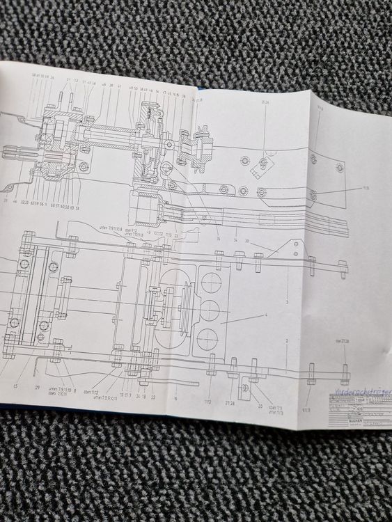 Original Techn. Unterlagen Bucher Polytrac 40RS/42RS Traktor (Gebraucht ...