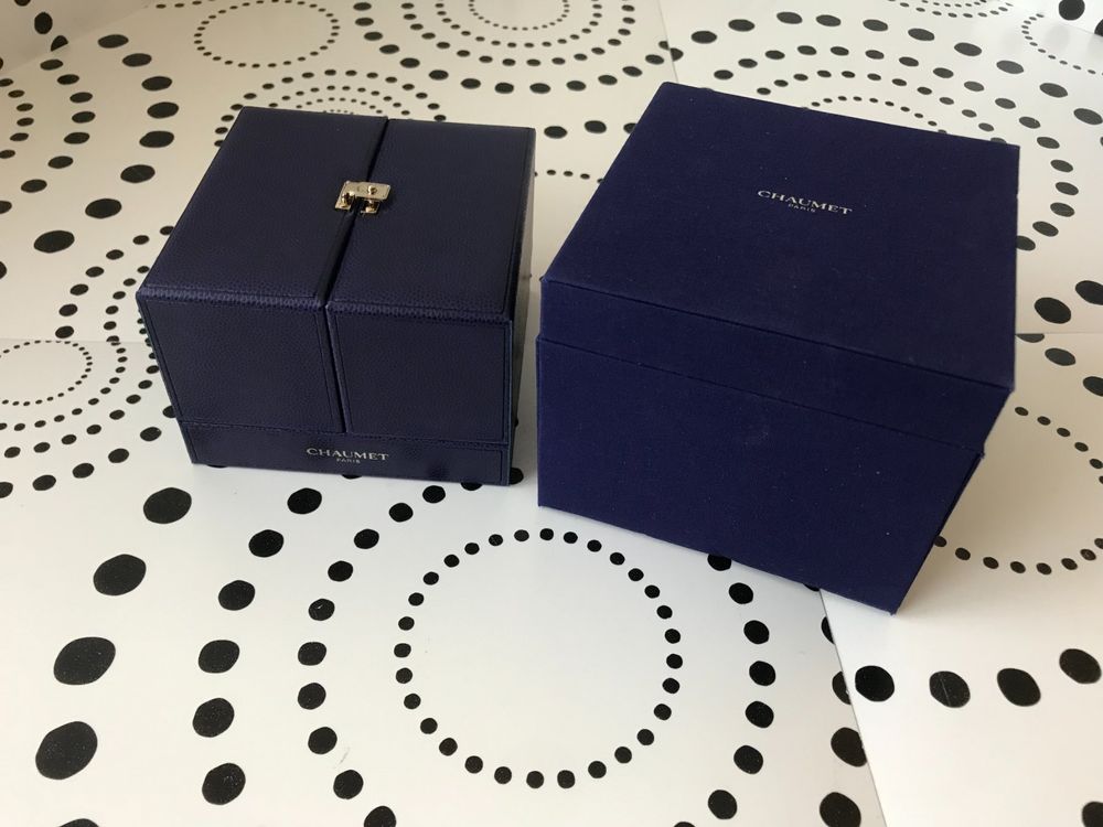 CHAUMET PARIS ORIGINAL - BOX ECRIN SCHACHTEL - TOP !!! | Kaufen auf Ricardo
