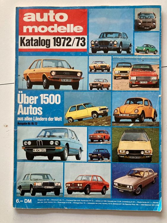 Oldtimer -Revue Die Auto Modelle 1972/73 | Kaufen auf Ricardo