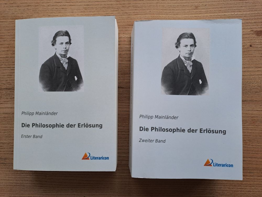 Mainländer "Philosophie der Erlösung" 2 Bände (Neu (gemäss Beschreibung ...