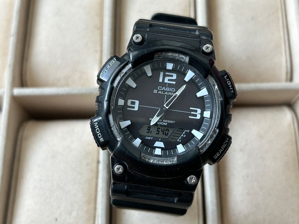 Montre Casio 5 Alarms 50mm fonctionne (Gebraucht) in Delemont für CHF 9 ...
