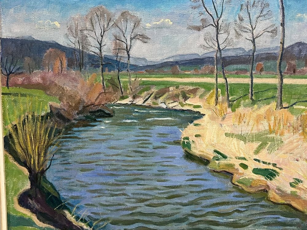 Oswald Saxer (1895–1976) Ölgemälde auf Leinwand (Gebraucht) in Basel ...