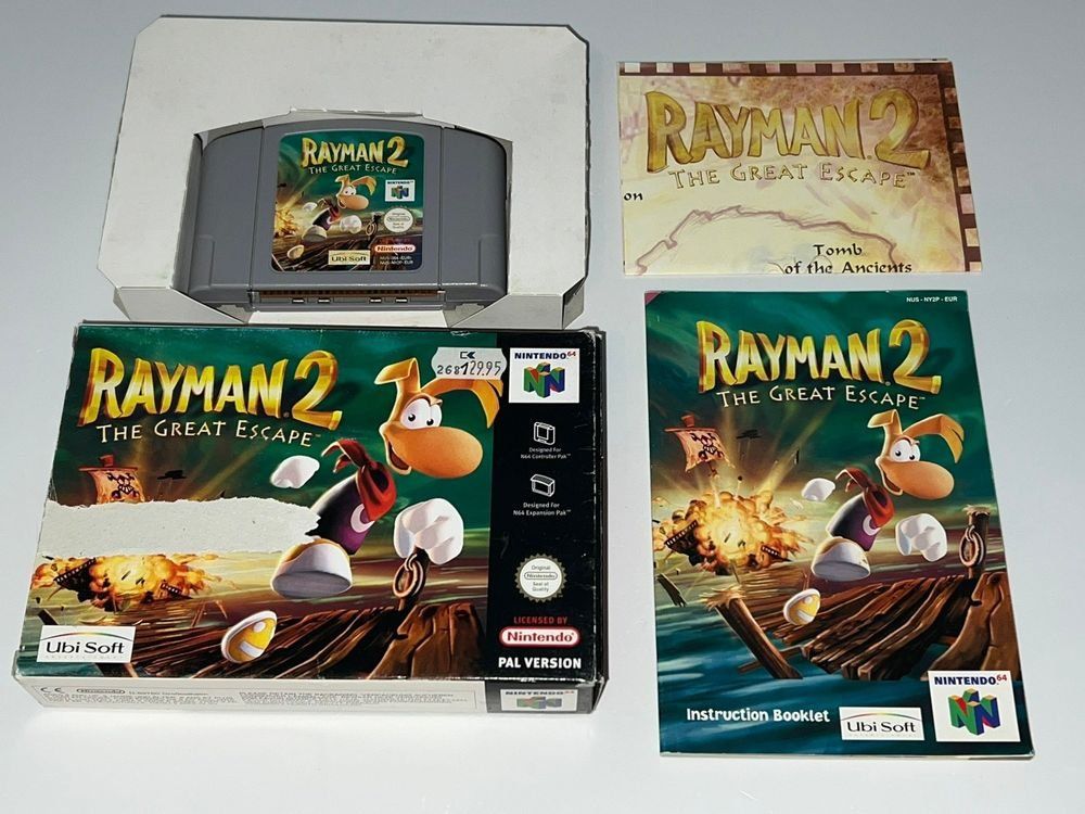 Nintendo 64 (N64) Spiel - Rayman 2: The Great Escape (OVP) (Gebraucht ...