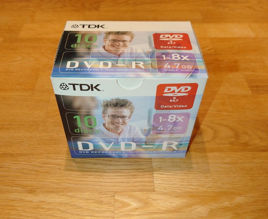45 recordable DVD-R, TDK, originalverpackt, Jewel Case (Neu und ...