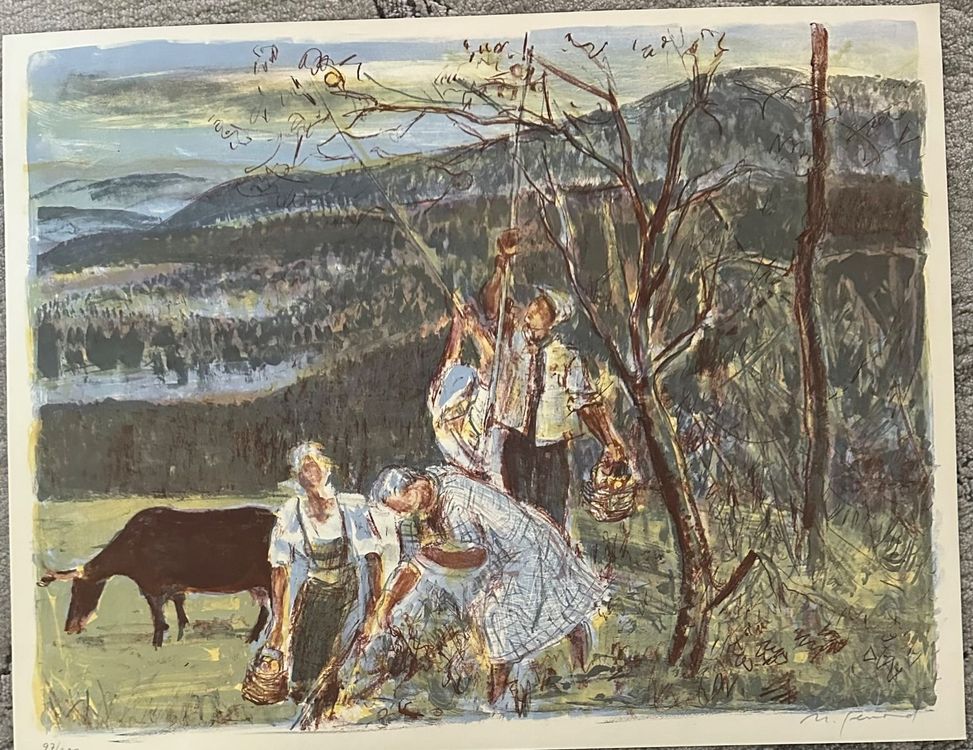 NANETTE GENOUD LITHOGRAPHIE SIGNIERT NUMMERIERT (Gebraucht) in Gersau für CHF 21 – mit Lieferung ...