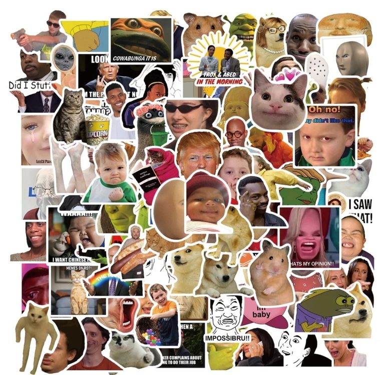 Sticker memes (Neu und originalverpackt) in Dorf für CHF 5 – mit ...