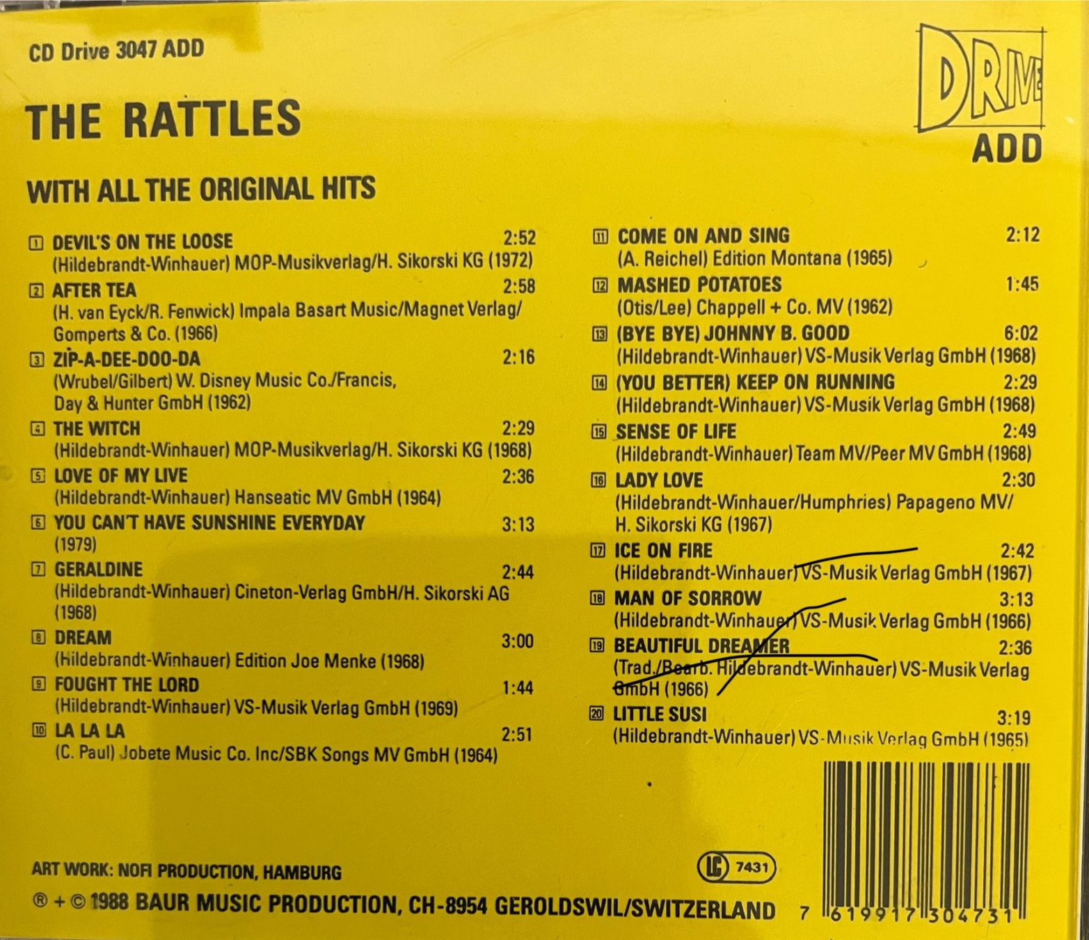 RATTLES / With All The Original Hits (Gebraucht) in Bischofszell für ...