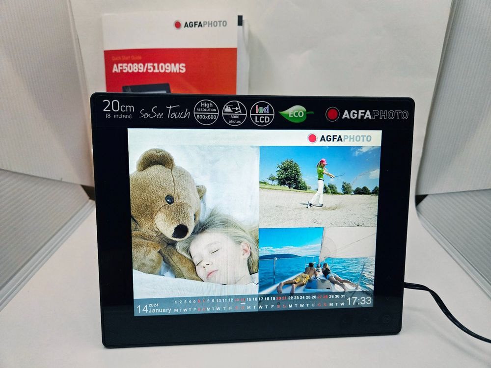 AGFA Photo Digitaler Bilderrahmen AF5089PS MS sensee Touch (Neu (gemäss ...