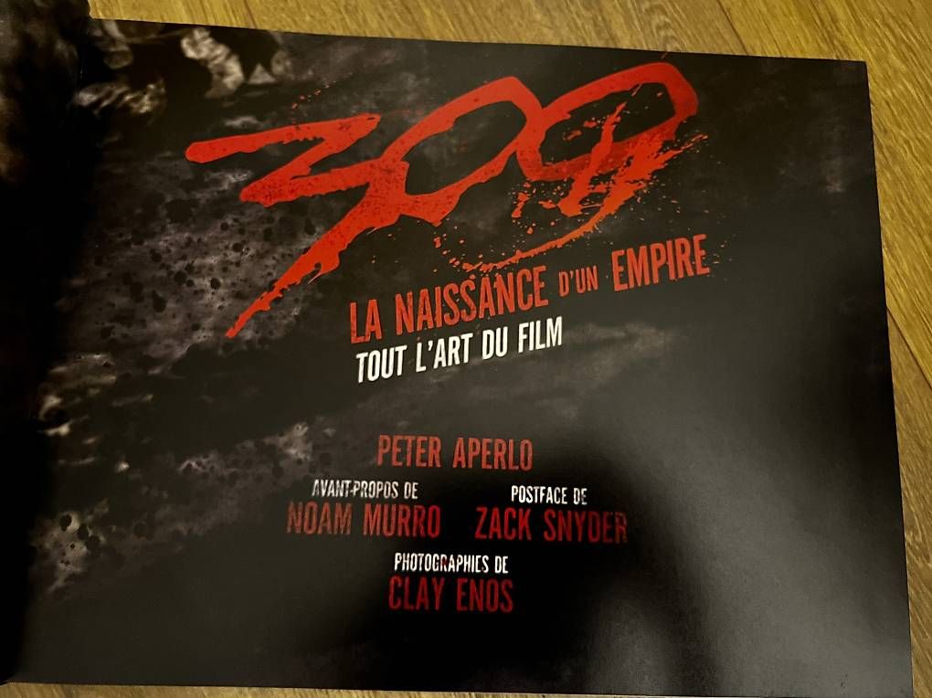 Livre making of film 300 la Naissance d'un empire (D'occasion) à ...