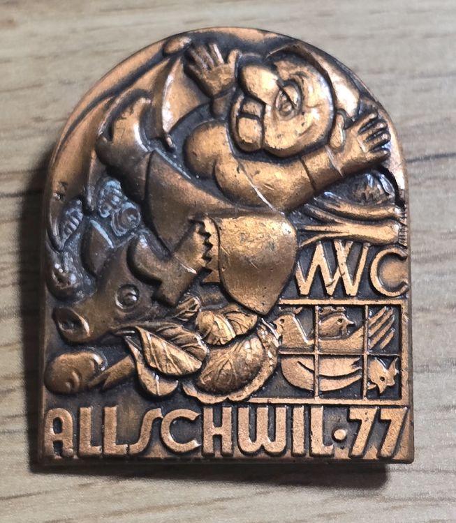 Allschwil plakette Kupfer 1977 (Gebraucht) in Itingen für CHF 10 – mit ...