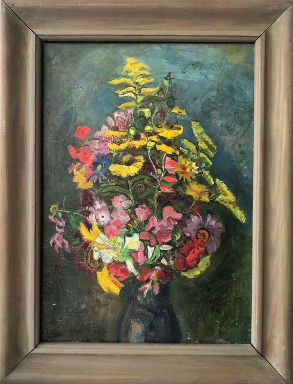 Alte Stillleben Gemälde Monogramie | Kaufen auf Ricardo