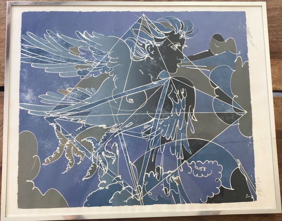 H. Erni - 4 Elemente - 4 Lithografien, numeriert mit 99/150 | Kaufen auf Ricardo