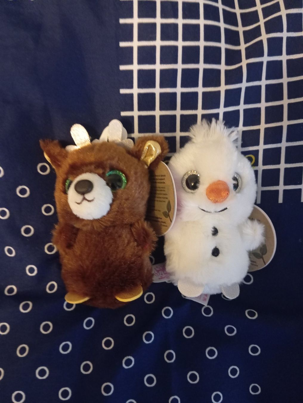 Süssi Winter Ty Beanies, Rentier & Schneemann, Neu! ️ (Neu (gemäss ...