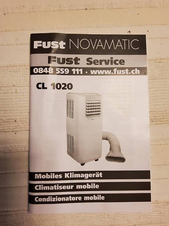 Climatiseur mobile Fust Cl 1020 (D'occasion) à Savigny pour CHF 300 ...