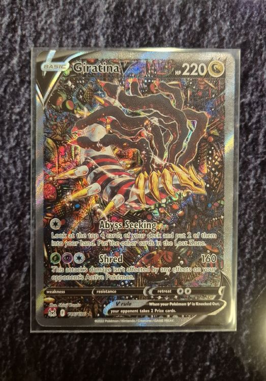 Giratina V Alt Art Lost Origin 186 196 Neu Gemäss Beschreibung In