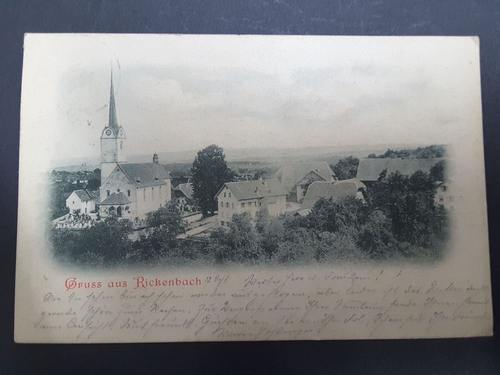 Gruss aus Rickenbach LU 1899 (Gebraucht) in Reichenburg für CHF 19.8 ...