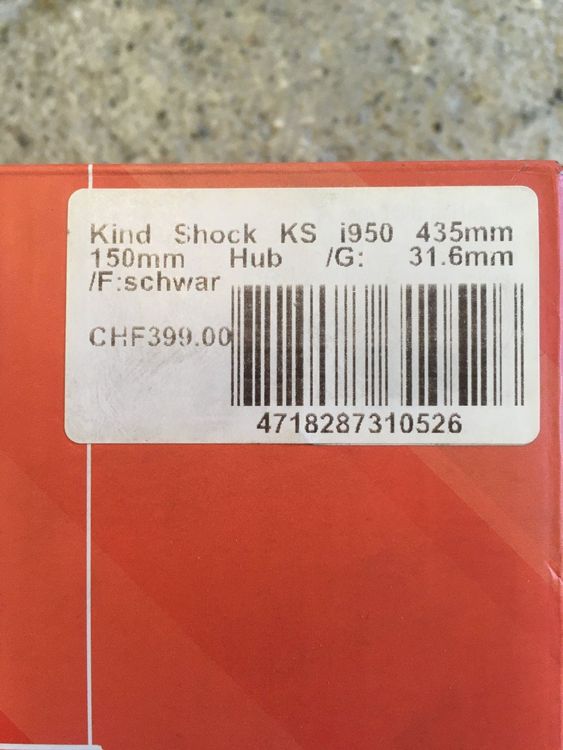 Kind Shock KS i950 31.6 150mm | Kaufen auf Ricardo