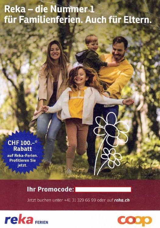 Reka-Ferien Gutschein CHF 100 ab 1.- (keine Lieferkosten) (Neu (gemäss Beschreibung)) in Gurmels ...