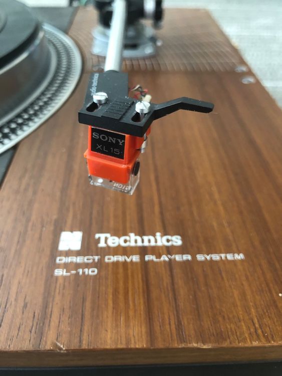 Rarer TECHNICS SL-110 mit AT Tonarm und SONY Pickup | Acheter sur Ricardo