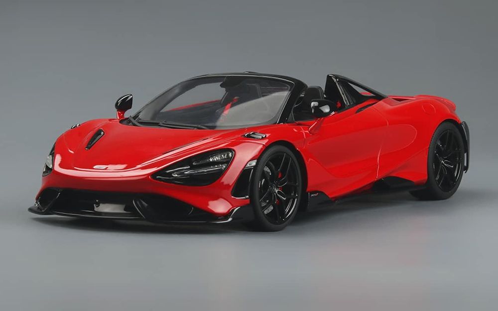 Mclaren 765LT Spider 2021 red 1/18 GT-Spirit NEU ltd. (Neu und ...