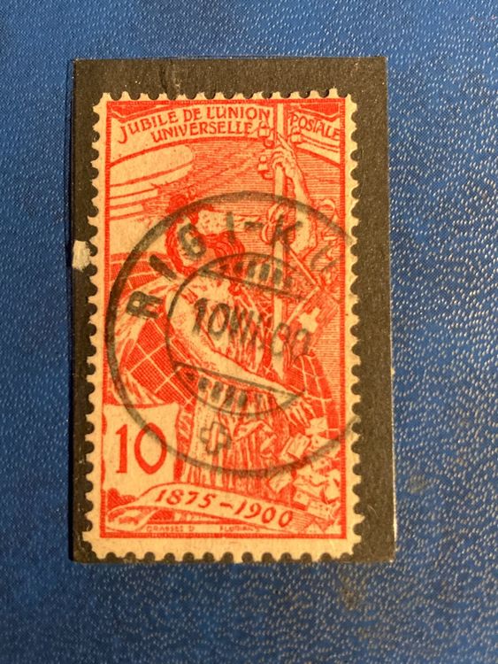 Schweiz 1900 UPU 10 Rp. Vollstempel RIGI-KULM 10VIII00 | Kaufen auf Ricardo