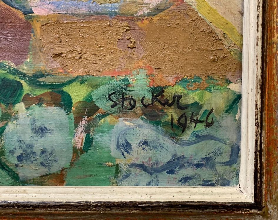 Hans Stocker (1896-1983) grosses Gemälde | Kaufen auf Ricardo