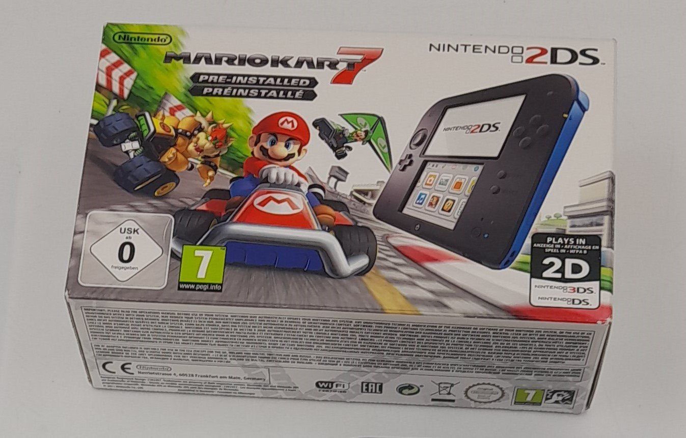 Nintendo 2DS noire & bleue + Mario Kart 7 préinstallé (D'occasion) à St ...