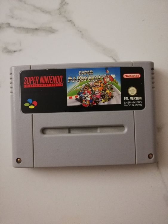 Original SNES Mario Kart Pal Deutch Version | Kaufen auf Ricardo