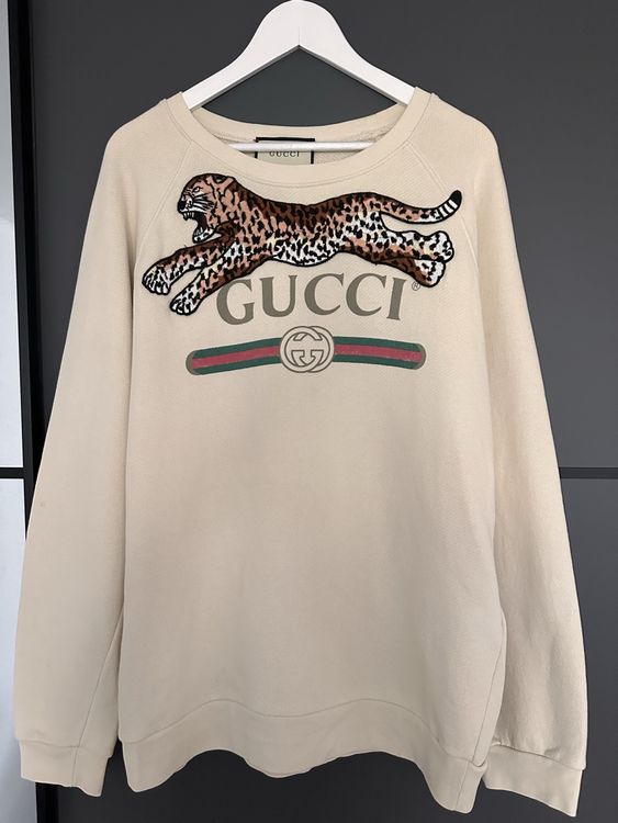 Gucci Panther Sweatshirt Beige XXL | Kaufen auf Ricardo