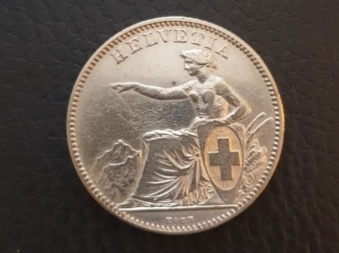 2 Franken 1862 vz. Silber (Gebraucht) in Biel/Bienne für CHF 280 – mit Lieferung auf Ricardo kaufen