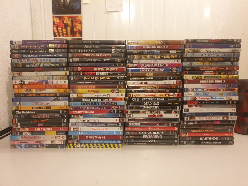 100 DVDs ab 1CHF (Lot1) (Gebraucht) in Zürich für CHF 10 – mit ...