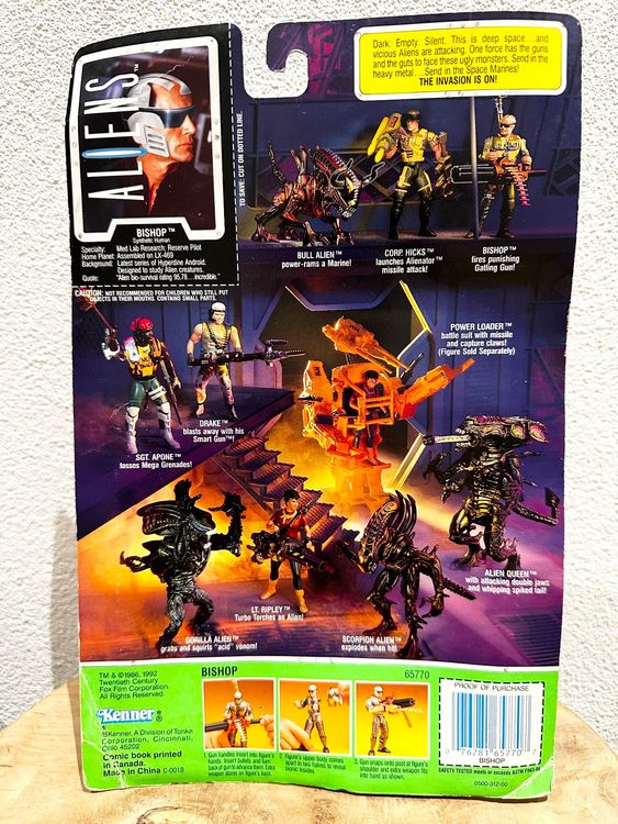 Neu ovp Aliens Space Marine Bishop Android 1992 Kenner | Kaufen auf Ricardo