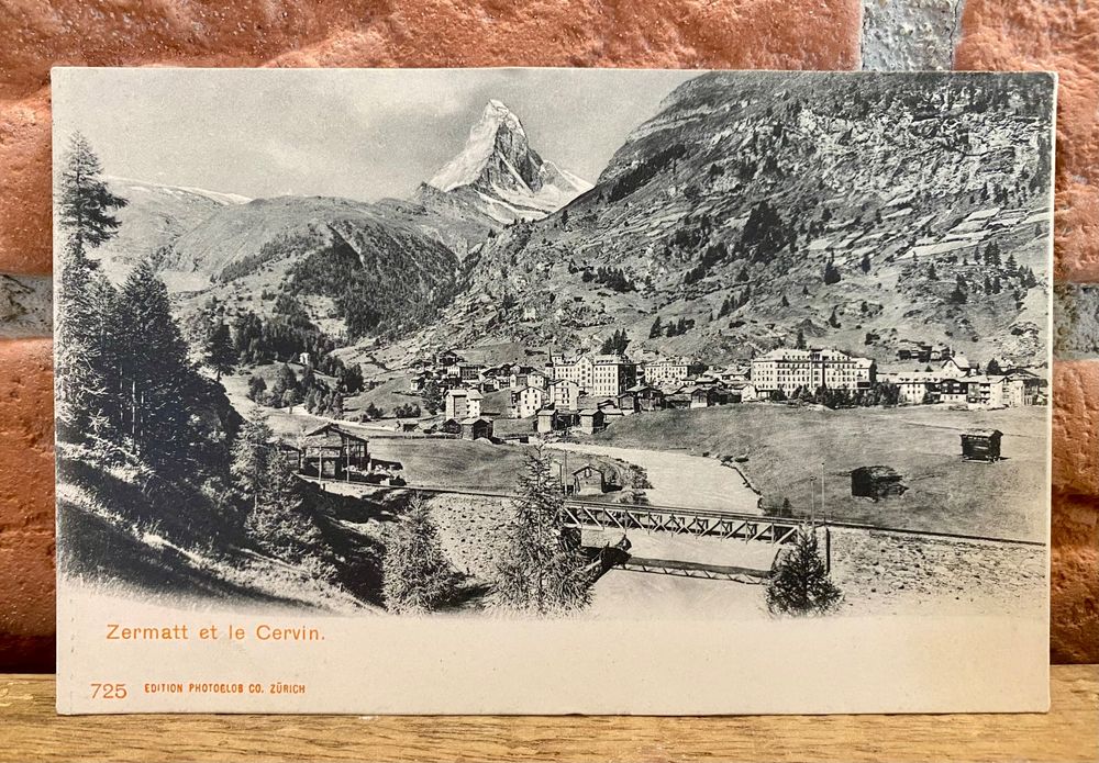 Antike AK - ZERMATT et le Cervin - Matterhorn (Gebraucht) in Root für CHF 1 – mit Lieferung auf ...