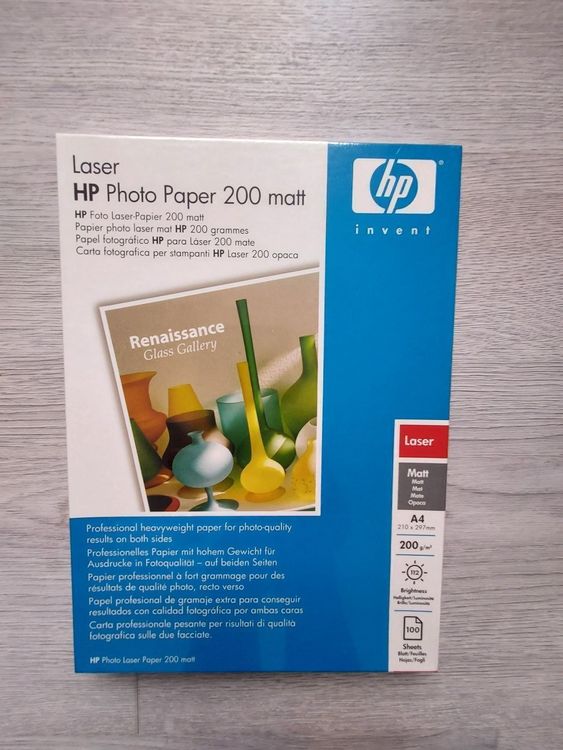 HP Laser Photo Paper 200 matt, 100 Blatt | Kaufen auf Ricardo