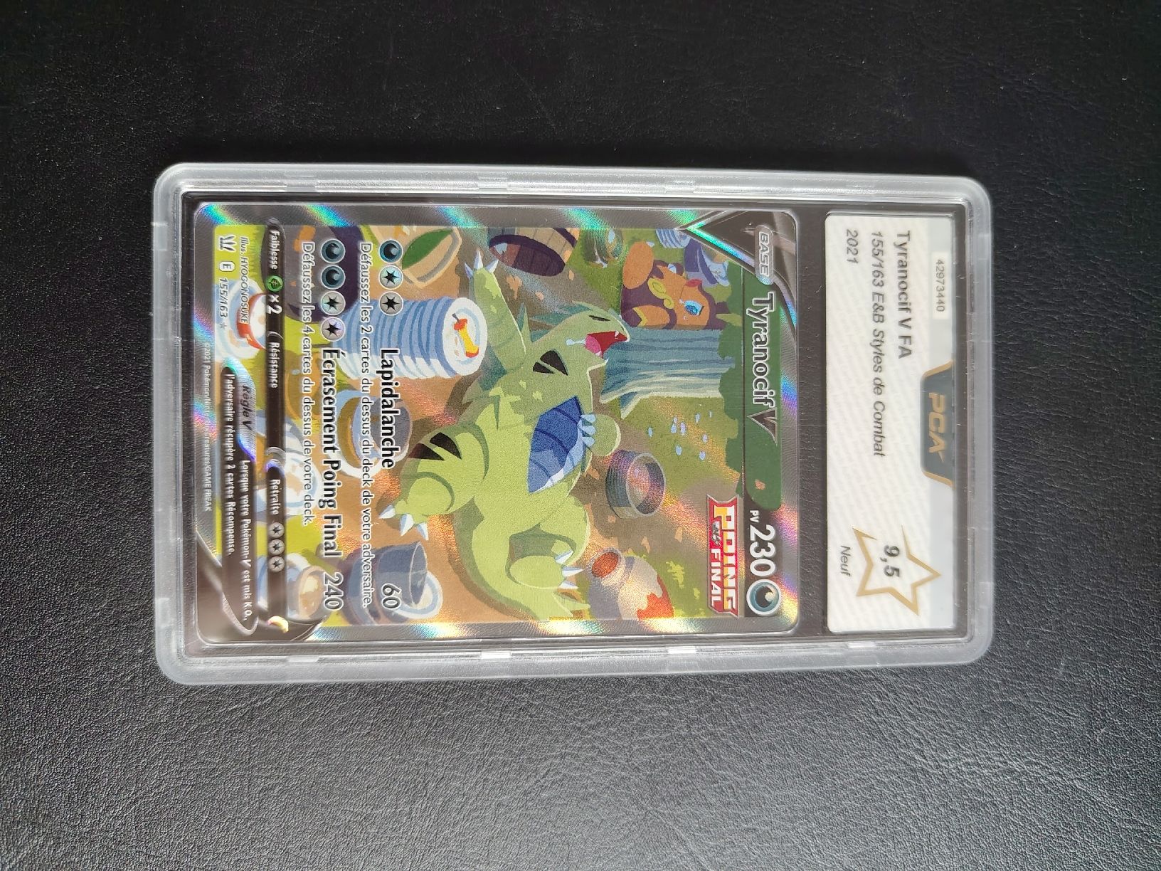 Pokémon tyranocif V 155/163 PCA 9.5 (Neuf avec emballage d'origine) à ...