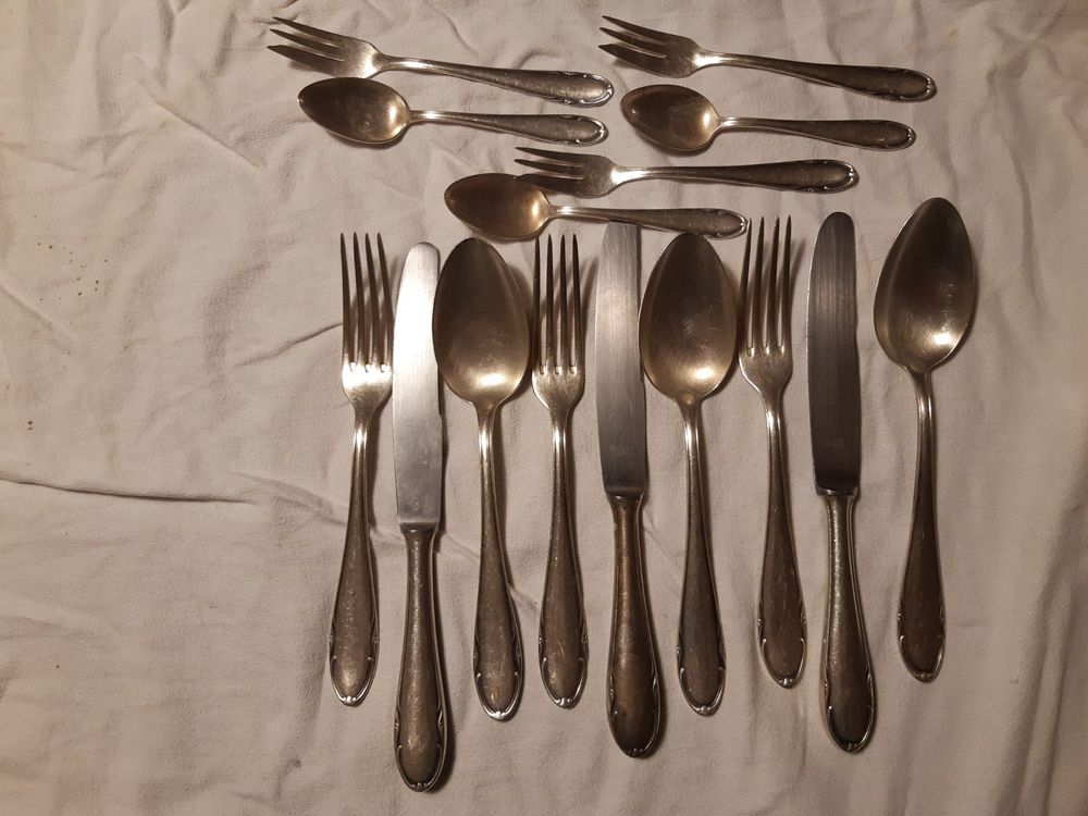 F.O.B. 90er Silberbesteck Set: je 3 Stück (Gebraucht) in Belp für CHF 38 – mit Lieferung auf ...