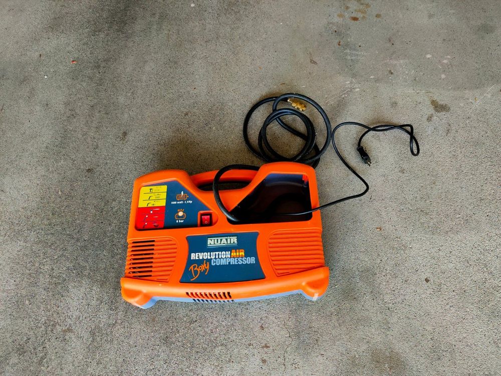 NuAir Revolution 'Air 425015 Mobiler Kompressor 8 bar 1,1 kW (Gebraucht) in Wettingen für CHF 15 ...