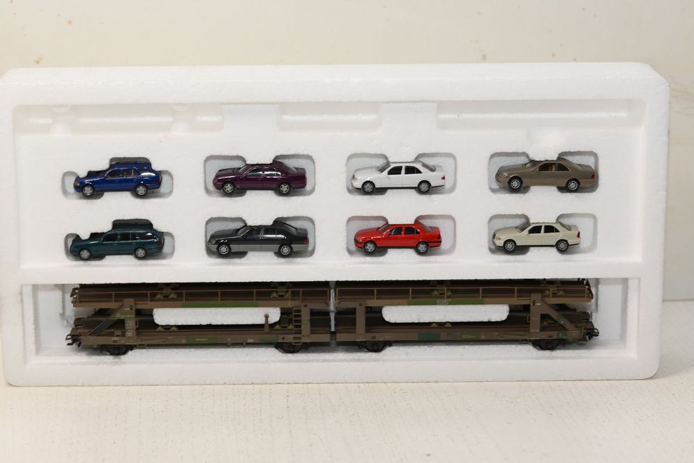 Autotransportwagen Mercedes Märklin 47121 HO/AC mit OVP (Gebraucht) in ...