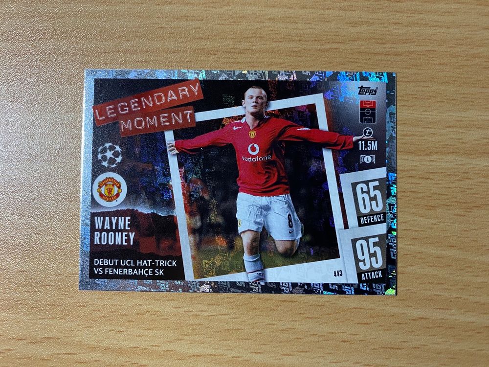 Topps Match Attax 2023 Legendary Moment Wayne Rooney | Kaufen auf Ricardo