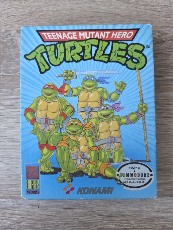 Teenage Mutant Hero Turtles 1990 - Commodore 64 - C64 - Rare (Gebraucht ...