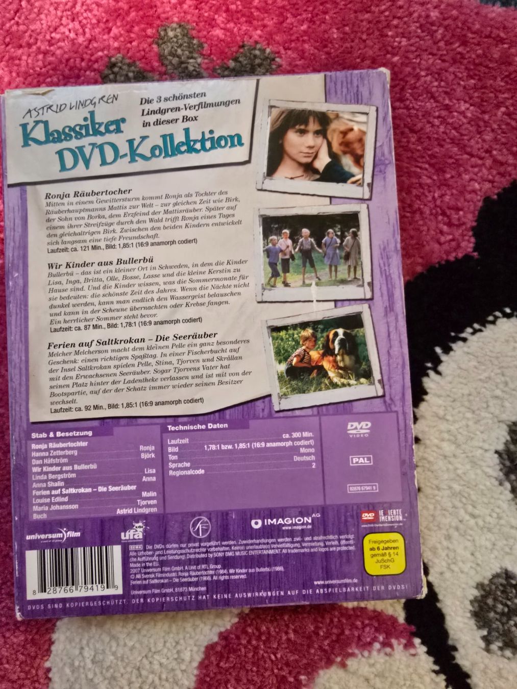 Astrid Lindgren DVD-Box: 3 Filme für Kinder (Gebraucht) in Matzendorf ...