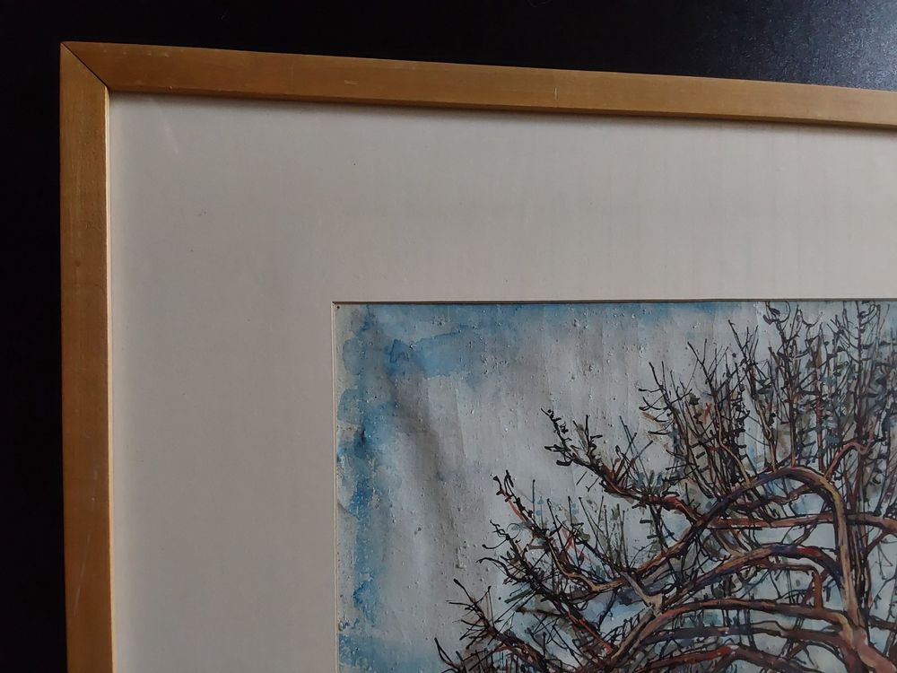 Emil Zbinden. Original Aquarelle. Handsigniert.ImWallis 1947 | Kaufen auf Ricardo