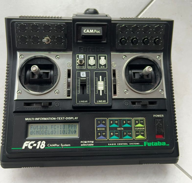 Futaba FC 18 Sender mit Empfänger , 40 Mhz (Gebraucht) in für CHF 100 ...