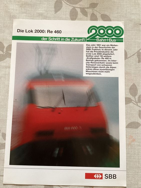 SBB Bahn 2000 / Re 460 (Gebraucht) in Orvin für CHF 2 – mit Lieferung ...