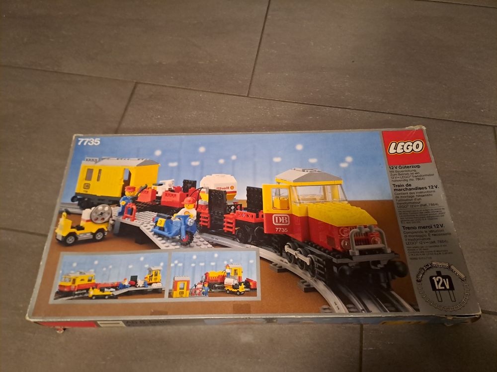 Lego 7735 12V Güterzug Set Eisenbahn Lokomotive Lok Train | Kaufen auf ...