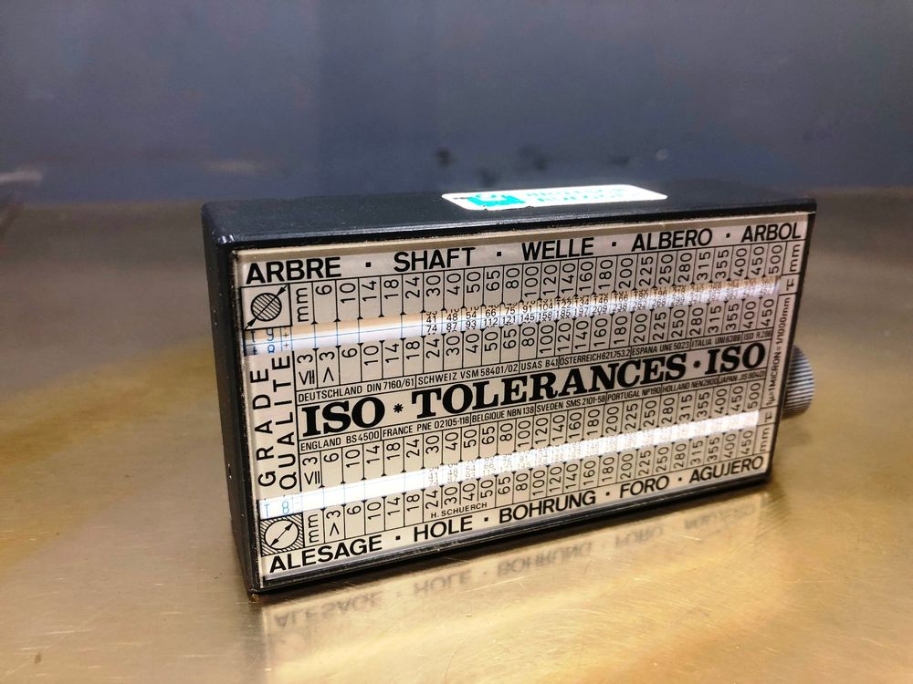 Tolerator, Iso Toleranzschlüssel Zum Ermitteln von Toleranzw (Defekt ...