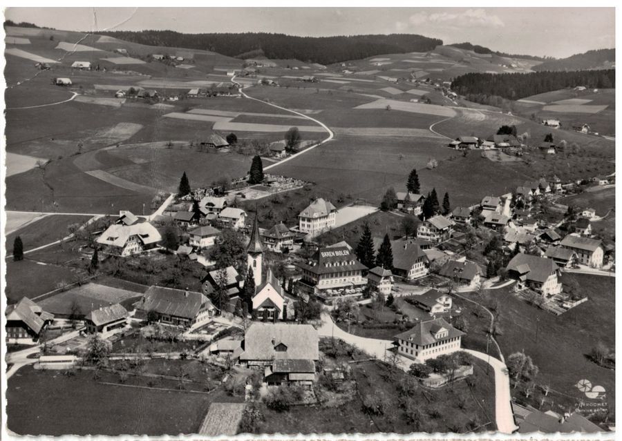 Mit dem Flugzeug über Biglen im Emmental (Antik) in Frauenfeld für CHF ...