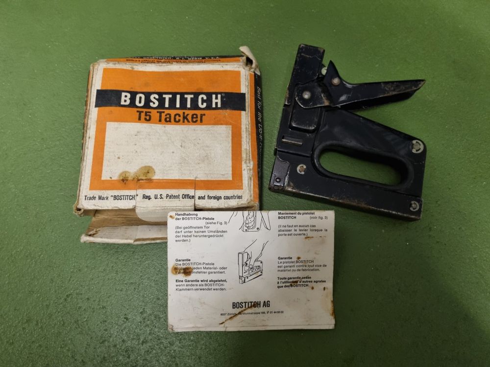 BOSTITCH T5 Tacker, Handtacker - Vintage, für Sammler (Gebraucht) in ...