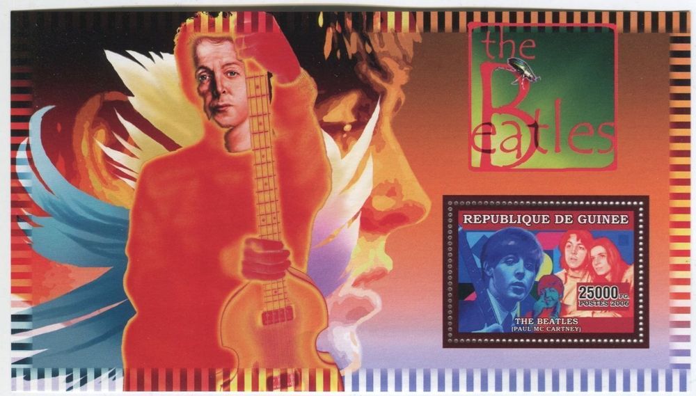 Block "The Beatles. Paul McCartney". Guinea (Neu und originalverpackt ...