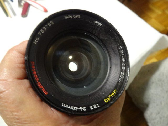 KONICA SUN WIDE ZOOM MACRO 24-40MM MACRO MF LENS-LÄÜFT (Gebraucht) in ...